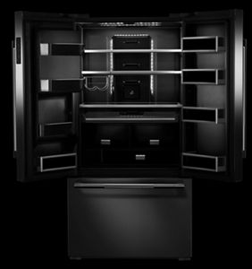 RISE™ 36” Counter-Depth French Door Refrigerator with Obsidian Interior ...