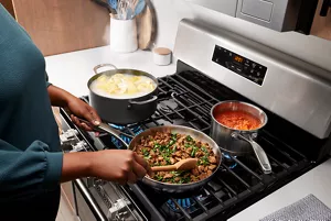 Maytag® Self-Cleaning Gas Range - 5.0 cu. ft. Fingerprint Resistant ...