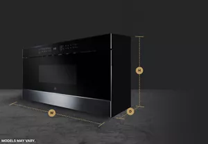 NOIR™ 24" Under Counter Microwave Oven with Drawer Design | JennAir