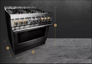 36" RISE™ Gas Professional-Style Range | JennAir