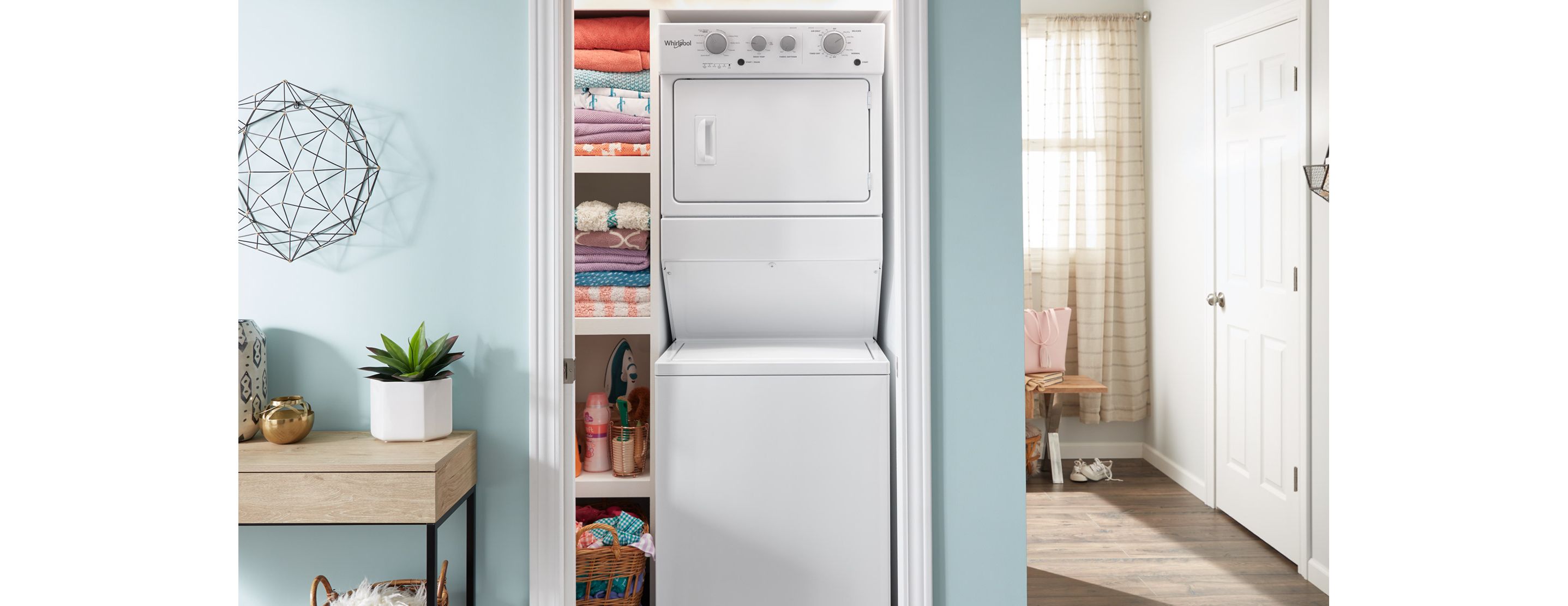 Laveuse et sécheuse combinées | Parfait pour les petits espaces | Whirlpool