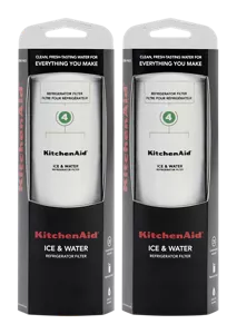 KitchenAid Refrigerator Water Filter 4 - KAD4RXD1 (Pack of 2) 2 Pack ...