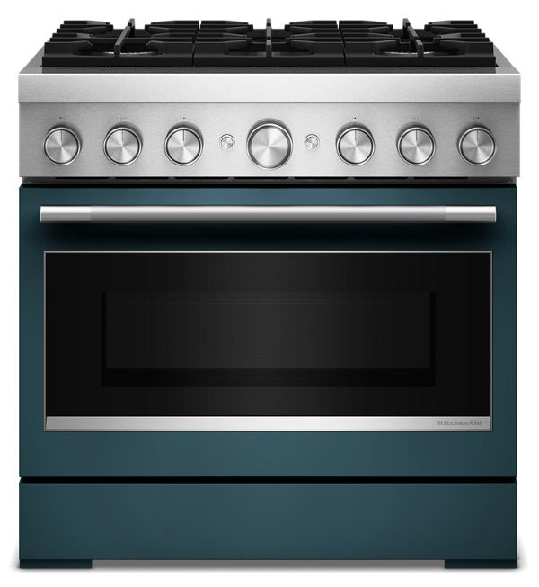 Click here for KitchenAid 36 in. 6 Burner Commercial-Style Dual F... prices