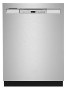 Stainless steel tub dishwasher with Dual Power Filtration Fingerprint ...
