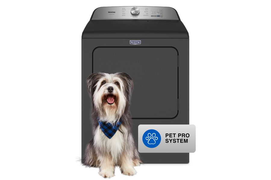 Buy Maytag Pet Pro Top Load Electric Dryer - 7.0 cu. ft. | MED6500MBK