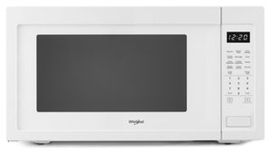 2.2 cu. ft. Countertop Microwave with 1,200-Watt Cooking Power White ...