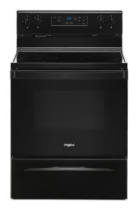 5.3 cu. ft. electric range with Keep Warm Setting. Black WFE320M0JB ...