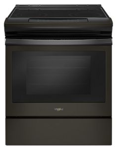 4.8 cu. ft. guided Electric Front Control Range with the easy-wipe ...